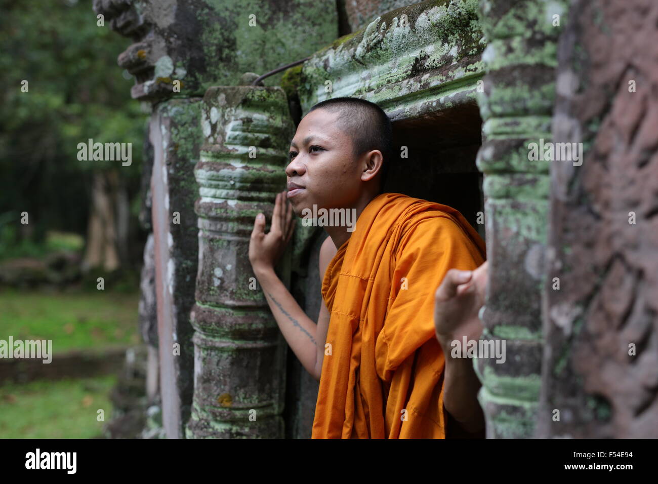 Buddhist monk tattoo hi-res stock photography and images - Alamy