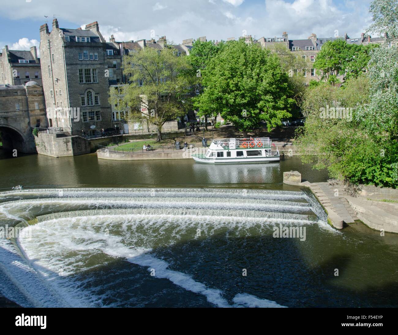 The falls on the River Avon, Bath, England Stock Photo - Alamy