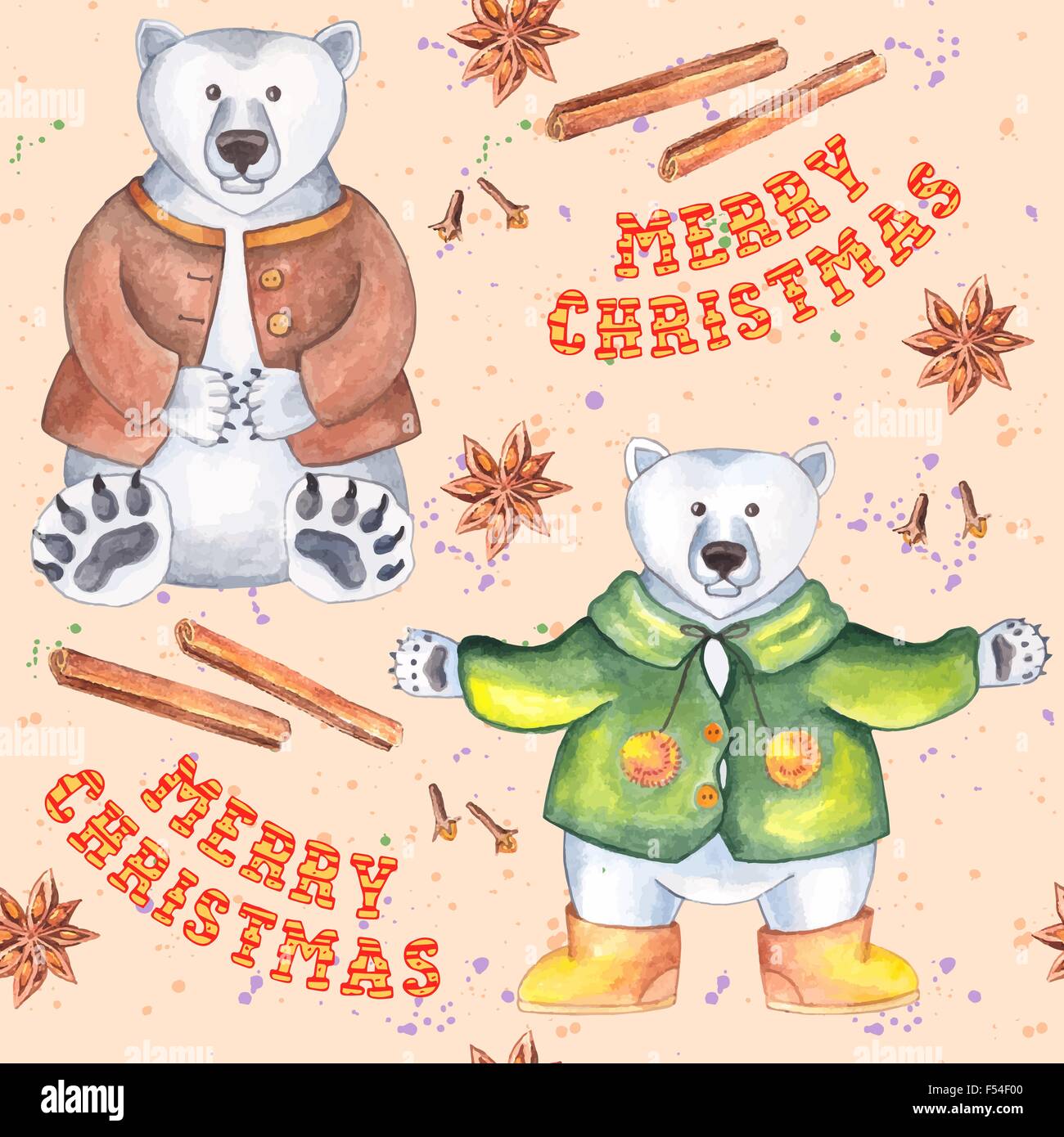 Hand drawn Christmas illustration Stock Vector Image & Art - Alamy