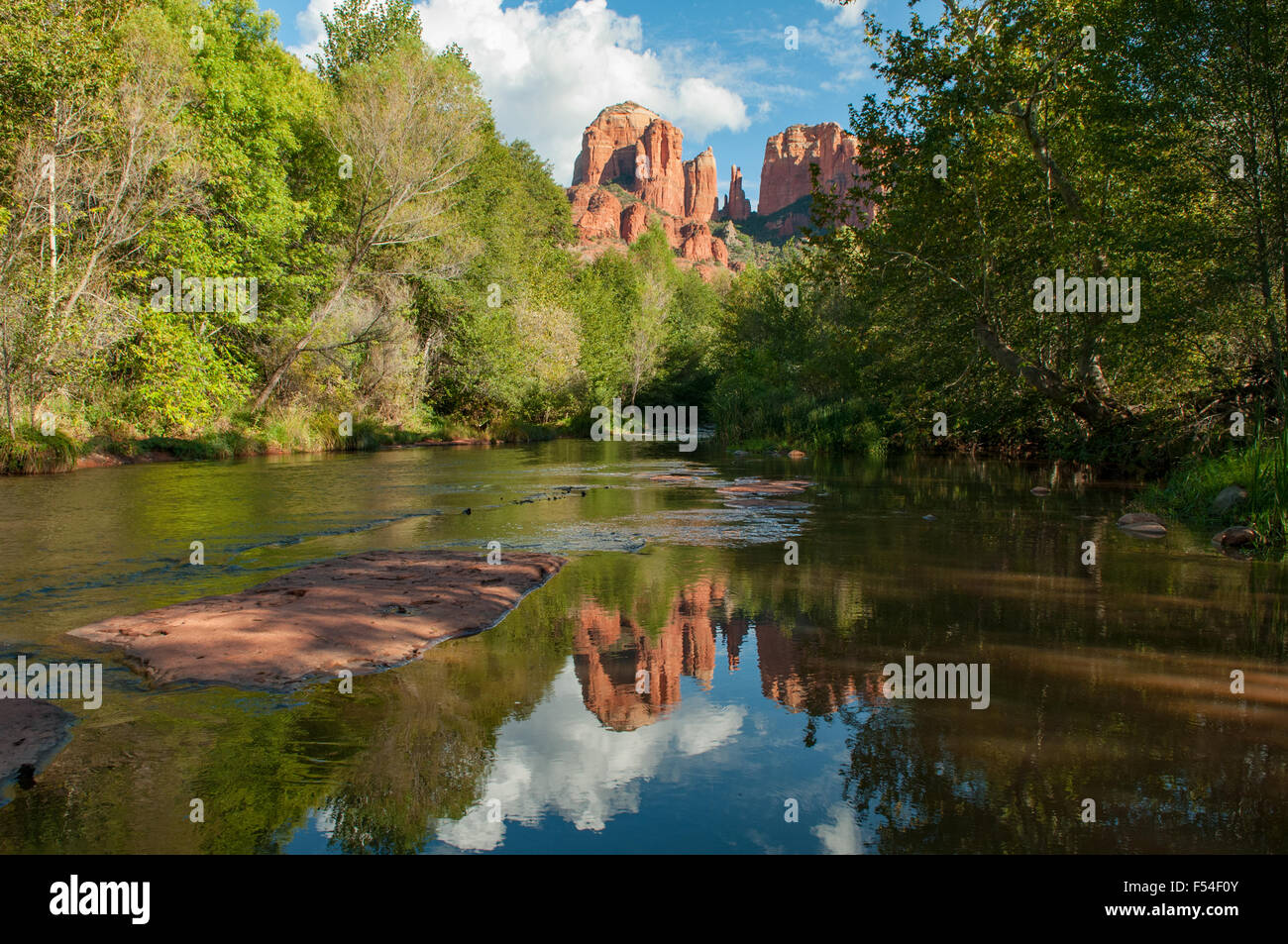 Cathedral rock red rock river hi-res stock photography and images - Alamy