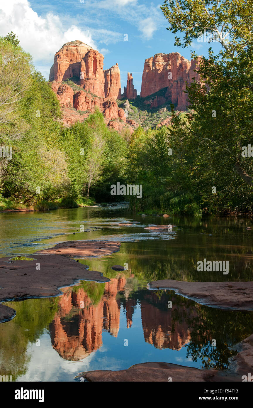 Cathedral rock red rock river hi-res stock photography and images - Alamy