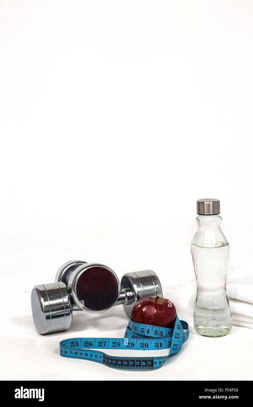 Ingredients for a healthy lifestyle Stock Photo - Alamy