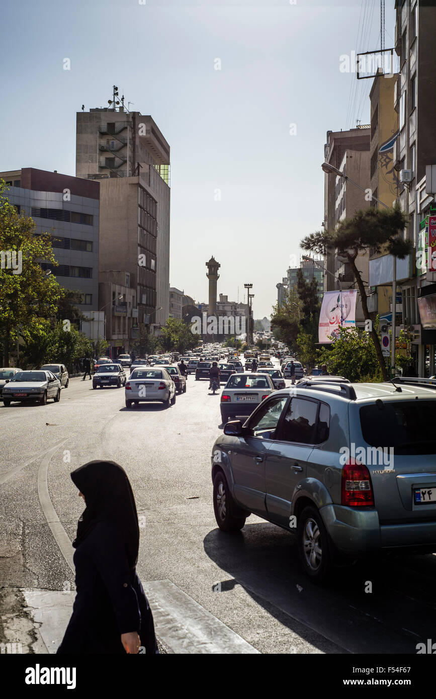 Tehran street, Iran Stock Photo - Alamy