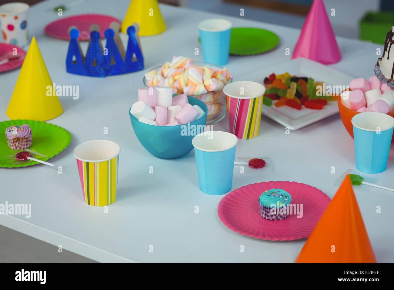 Close up of party items Stock Photo - Alamy