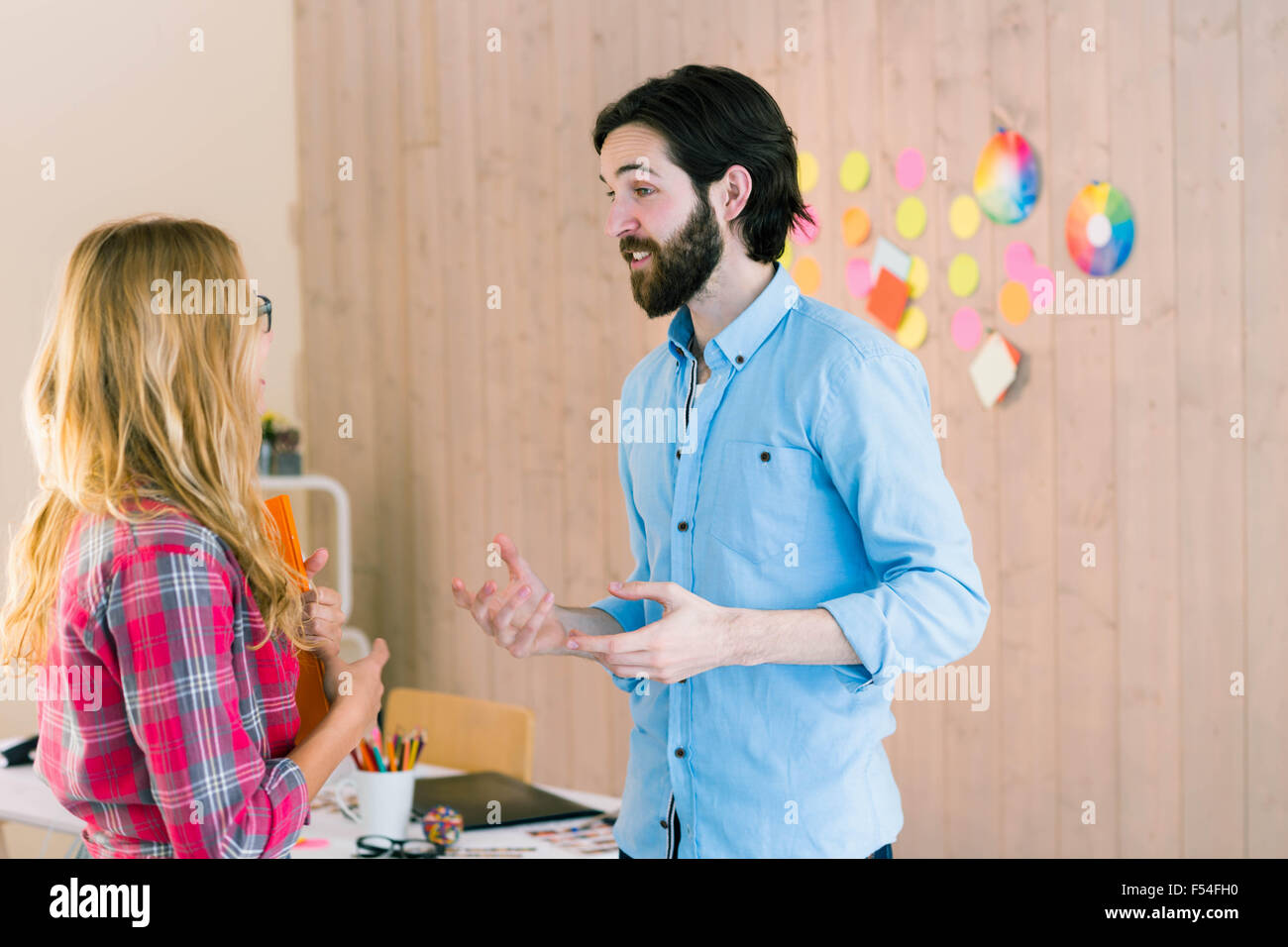 Creative team envisioning their ideas Stock Photo - Alamy