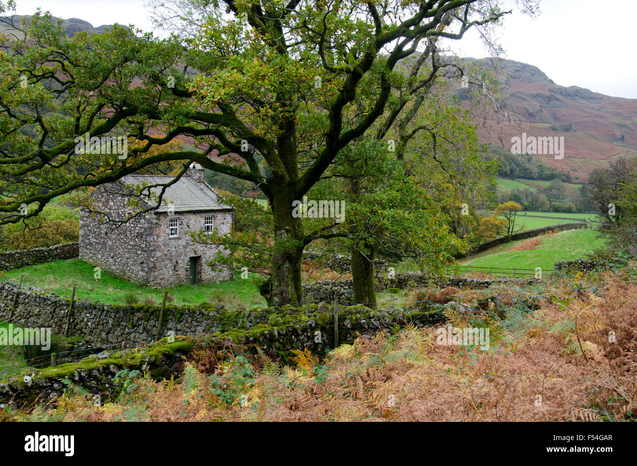Bird How Cottage, Birdhow, in Eskdale, Cumbria, U.K Stock Photo - Alamy