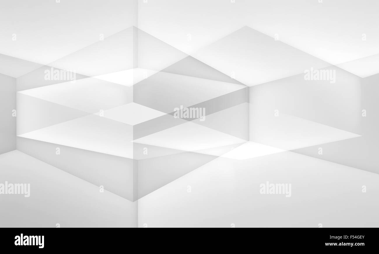 Abstract white digital pattern, wallpaper background, 3d render ...