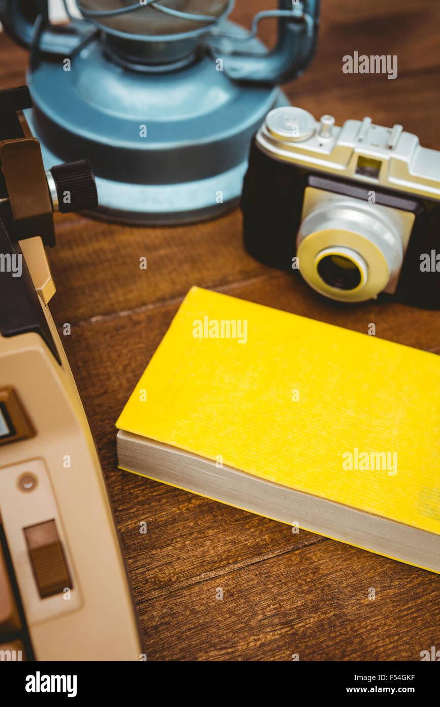 View of an old typewriter and camera Stock Photo - Alamy