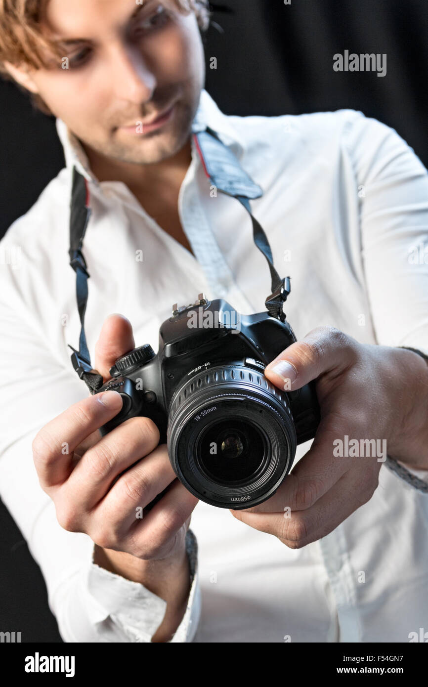 Boy camera man hi-res stock photography and images - Alamy