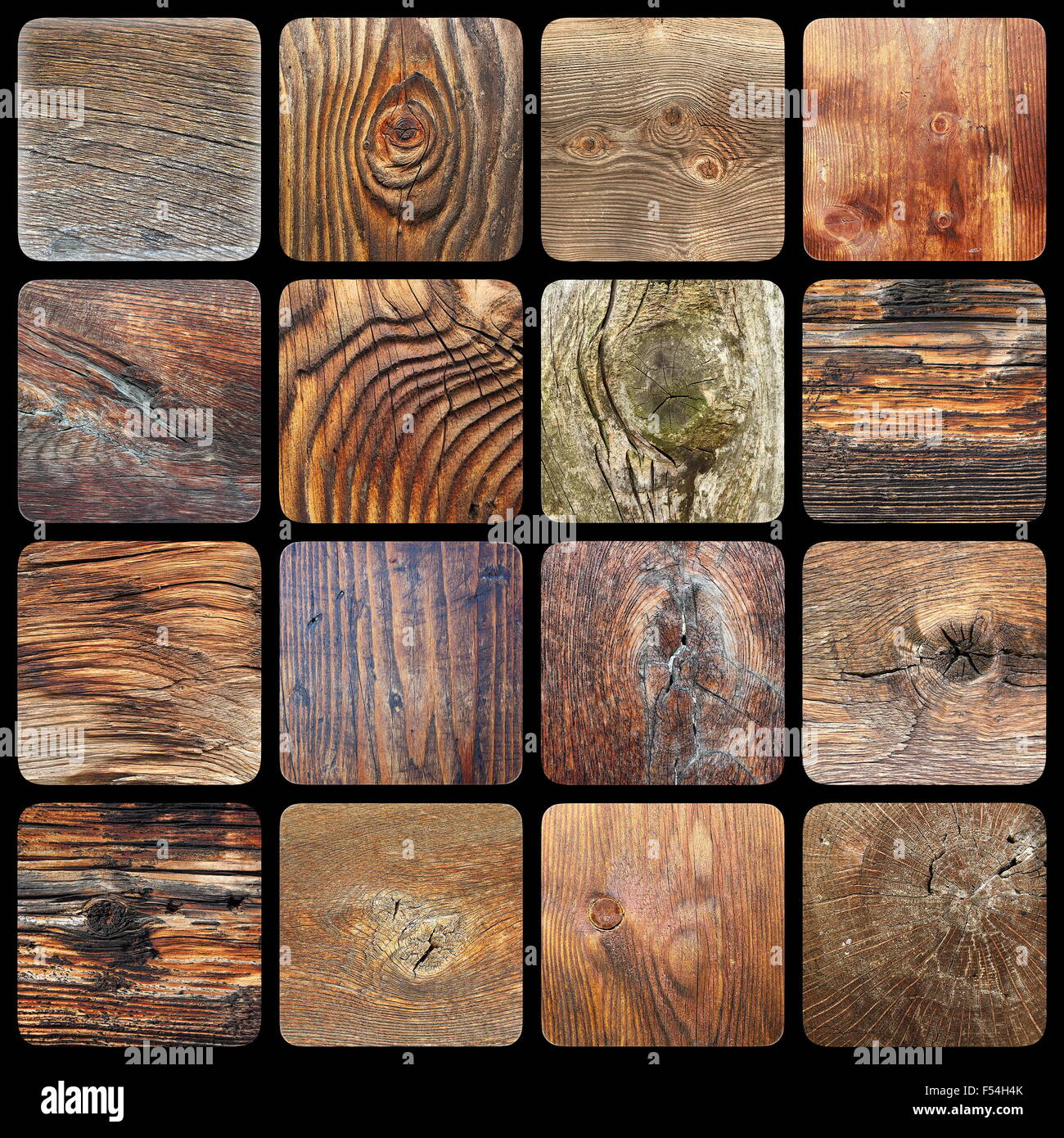 collection of knotted wood textures for your design Stock Photo - Alamy