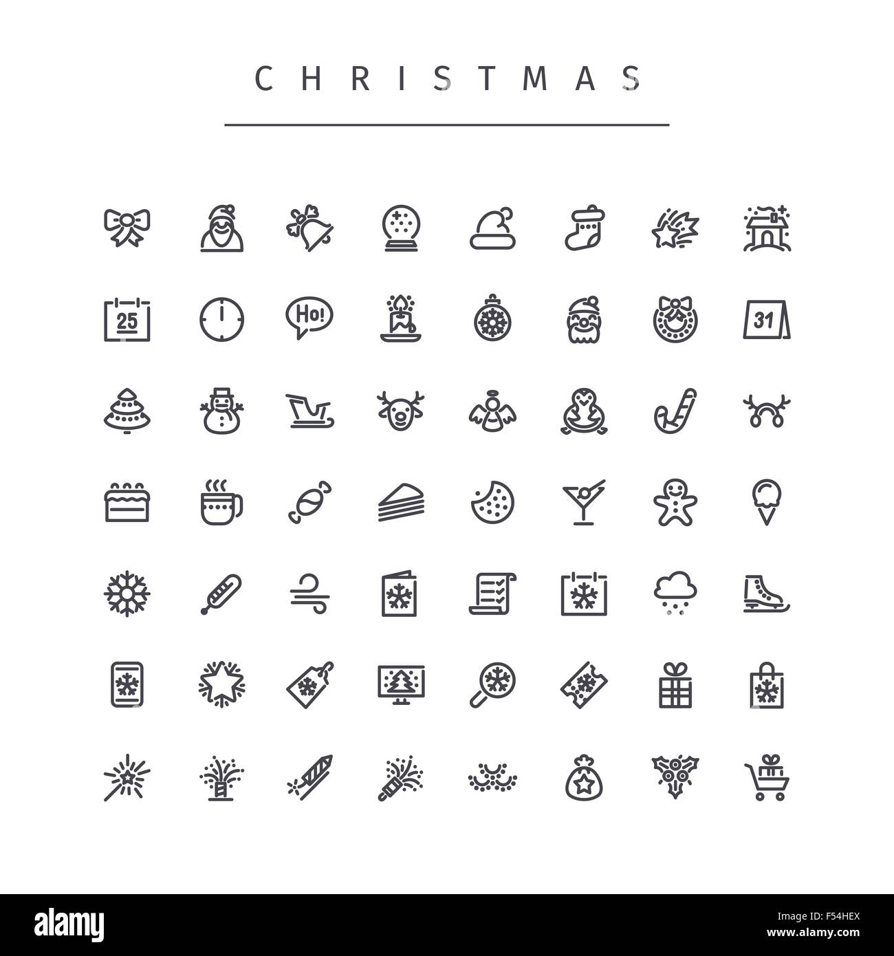 Decoration christmas tree deer Black and White Stock Photos & Images ...