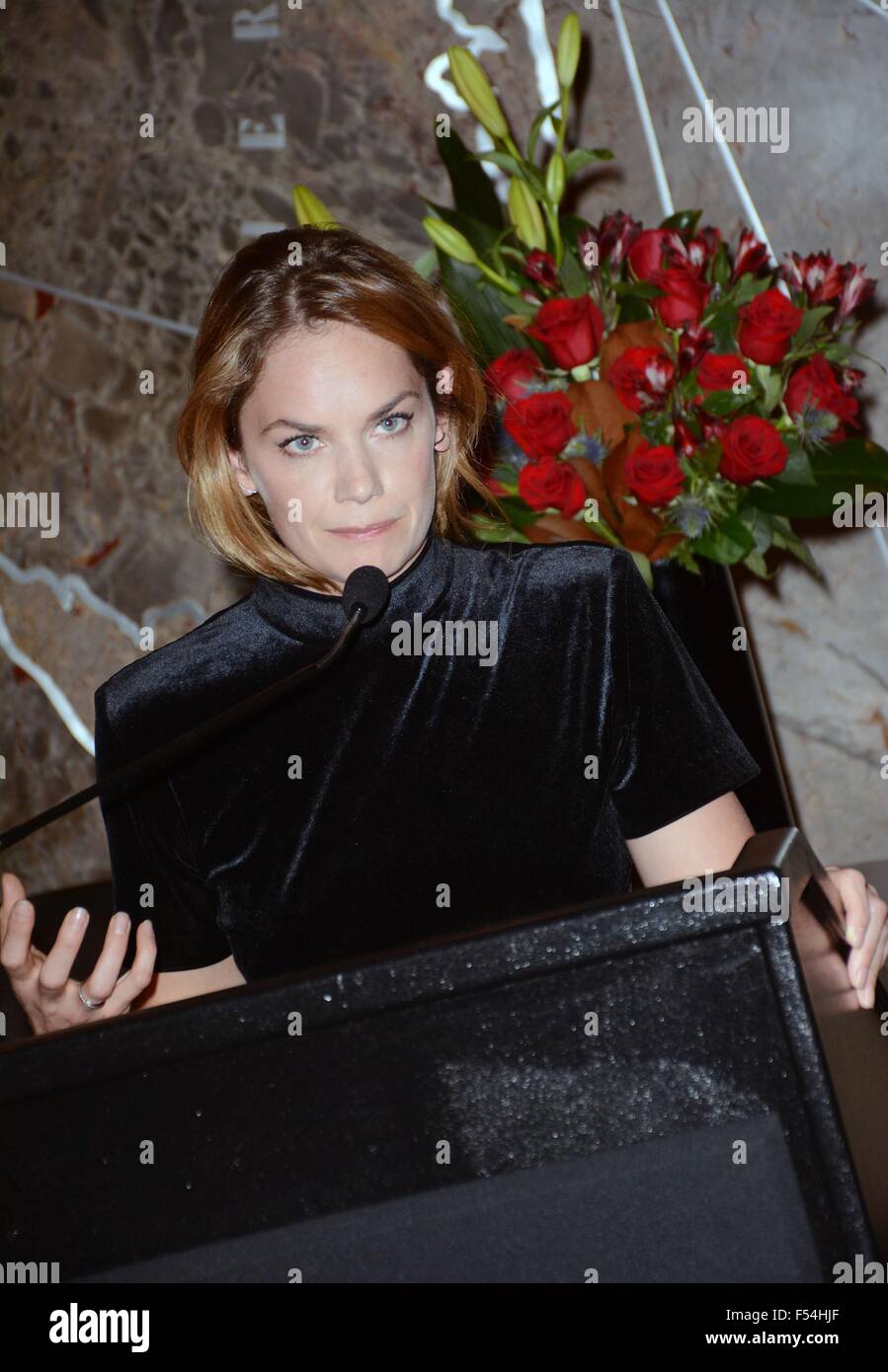 New York, NY, USA. 27th Oct, 2015. Ruth Wilson at a public appearance ...