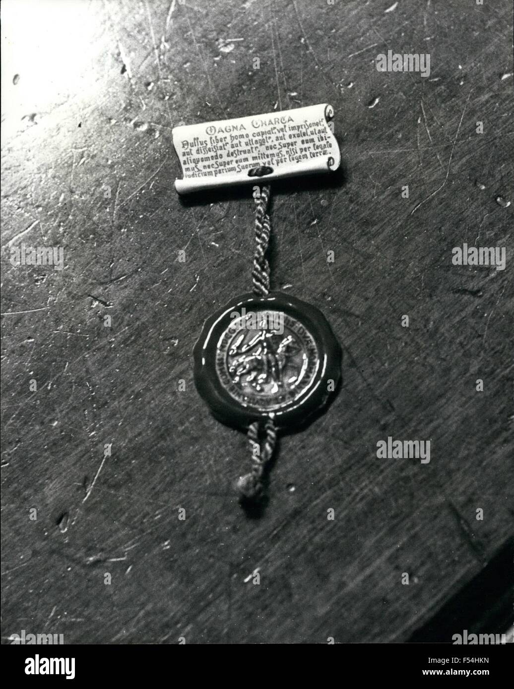 Magna carta seal hi-res stock photography and images - Alamy