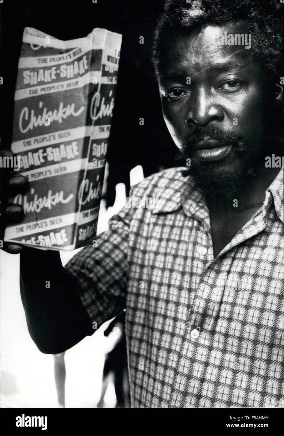 1968 - Salisbury, Rhodesia: The refugee camp. Unemployed and uprooted ...