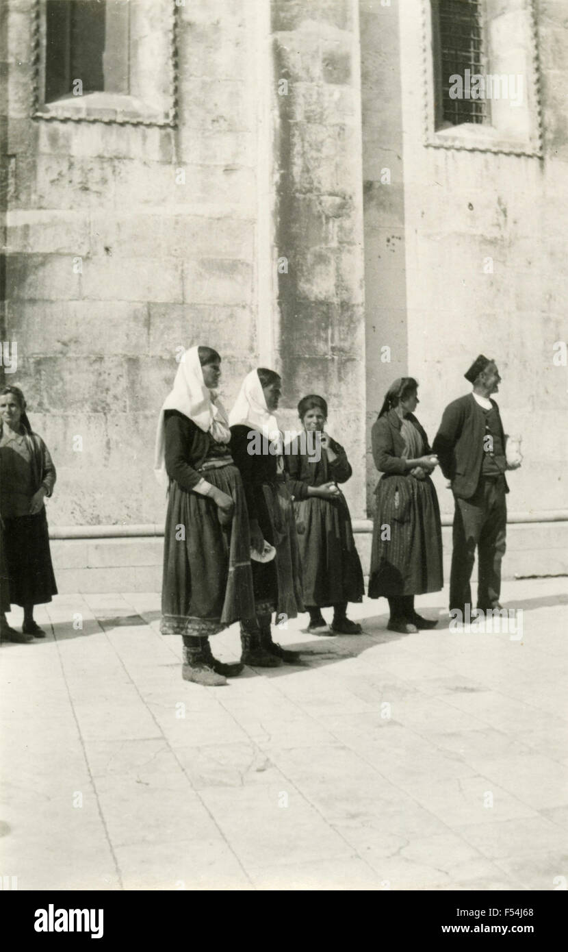 Group of people with traditional clothes, Italy Stock Photo - Alamy