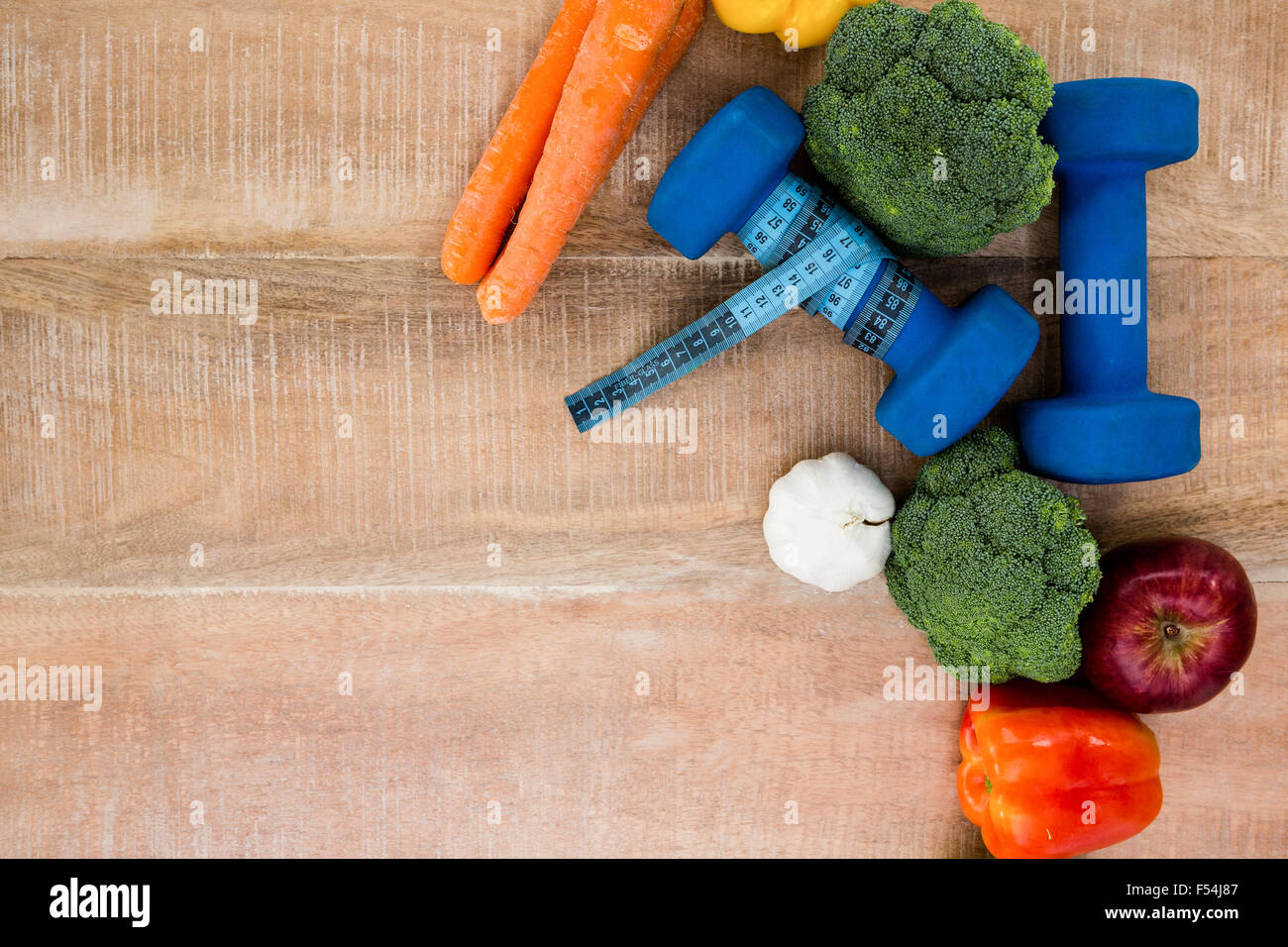 Ingredients for a healthy lifestyle Stock Photo - Alamy