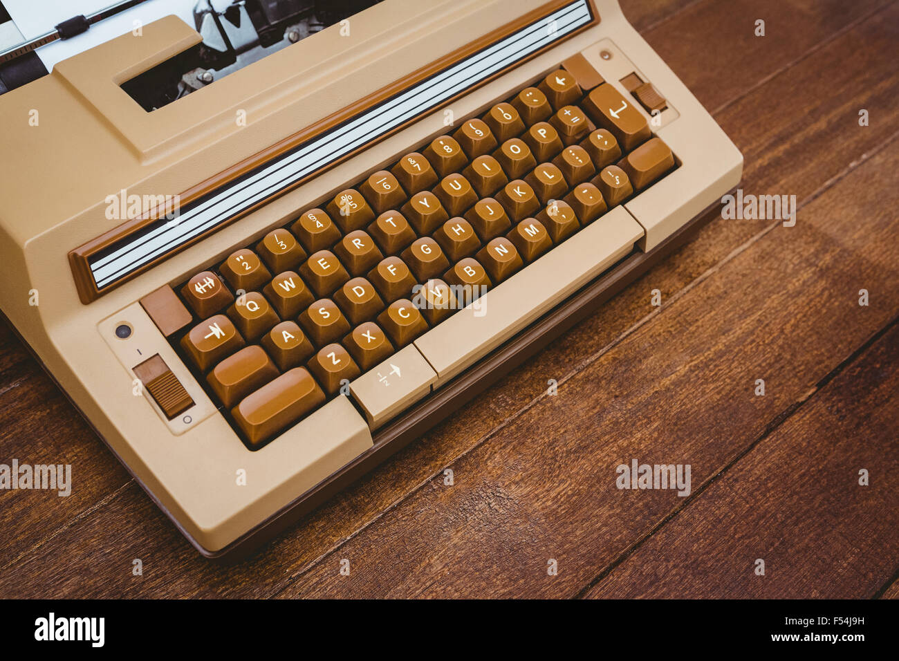 View of an old typewriter Stock Photo - Alamy