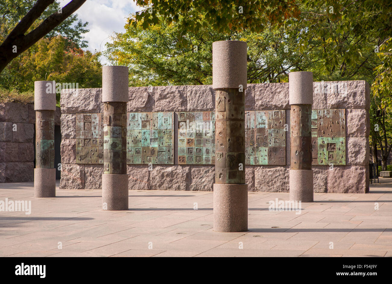 WASHINGTON, DC, USA - Franklin Roosevelt Memorial Stock Photo - Alamy