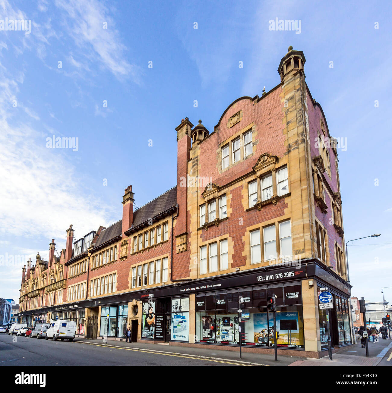 Howard Street in Glasgow Scotland with the Slater Menswear Store Stock ...