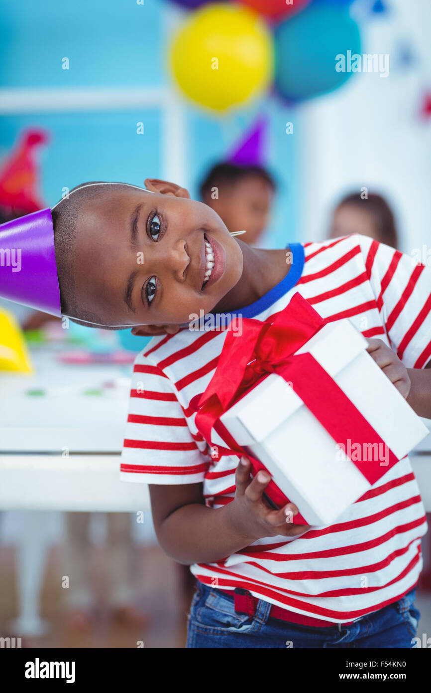 Happy kids at a birthday party Stock Photo - Alamy
