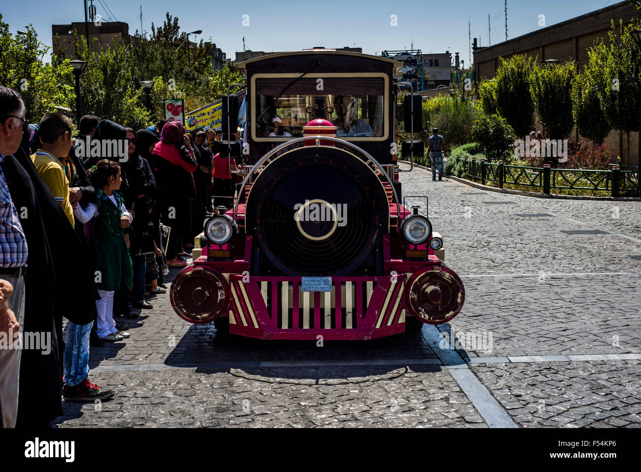 Sightseeing train, Tehran, Iran Stock Photo - Alamy