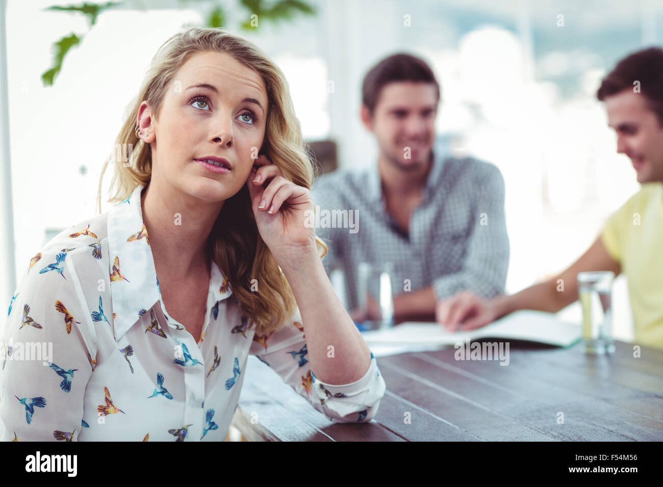 Creative business team working hard together Stock Photo - Alamy