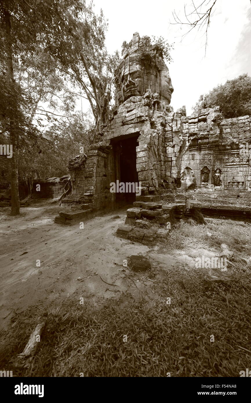 Angkorian carving hi-res stock photography and images - Alamy