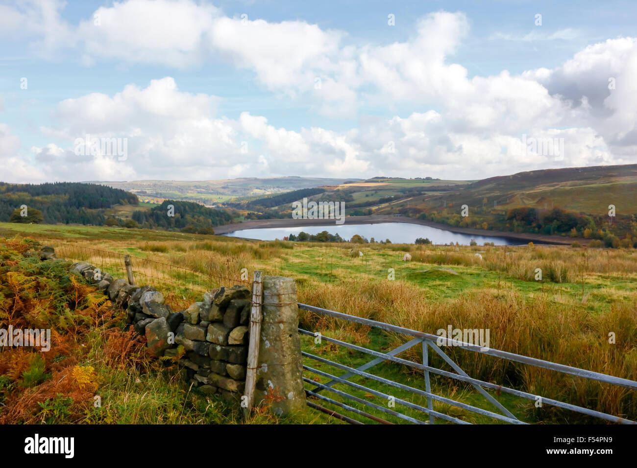 Strines, Derbyshire Dales Country Stock Photo - Alamy