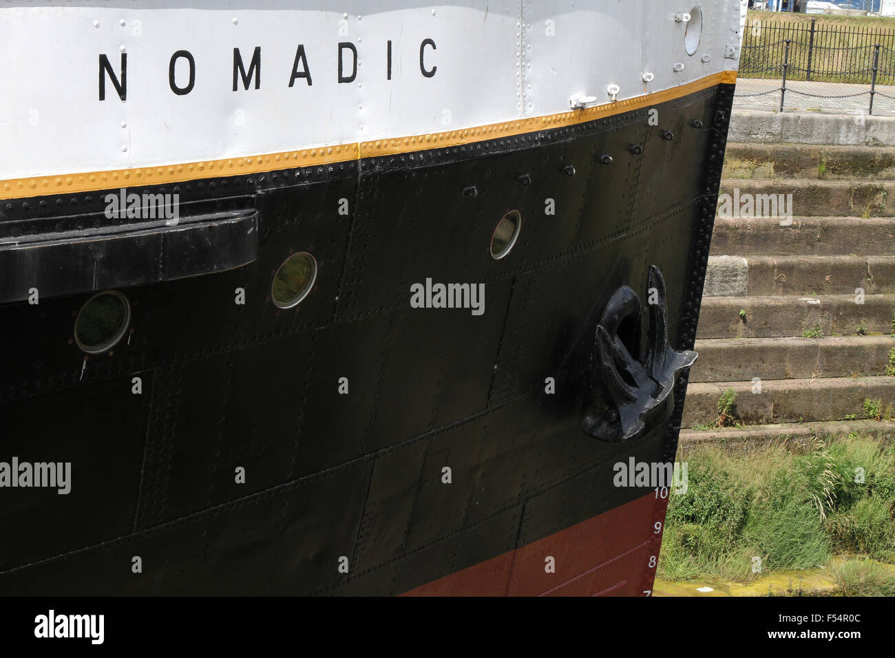 The SS Nomadic at Belfast's Titanic Quarter Stock Photo - Alamy