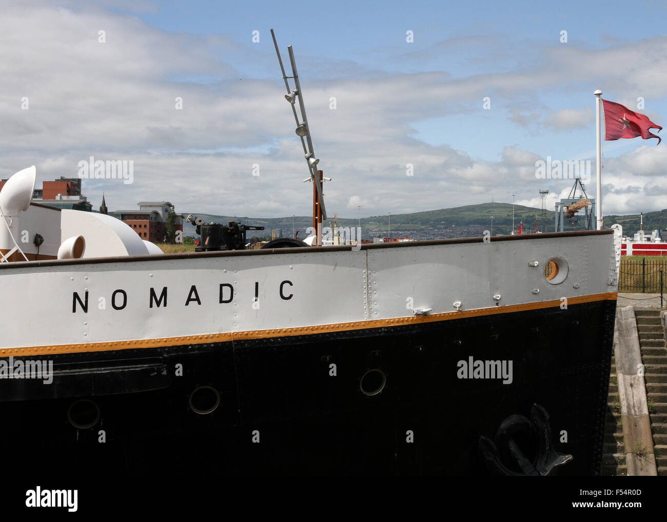 The SS Nomadic at Belfast's Titanic Quarter Stock Photo - Alamy