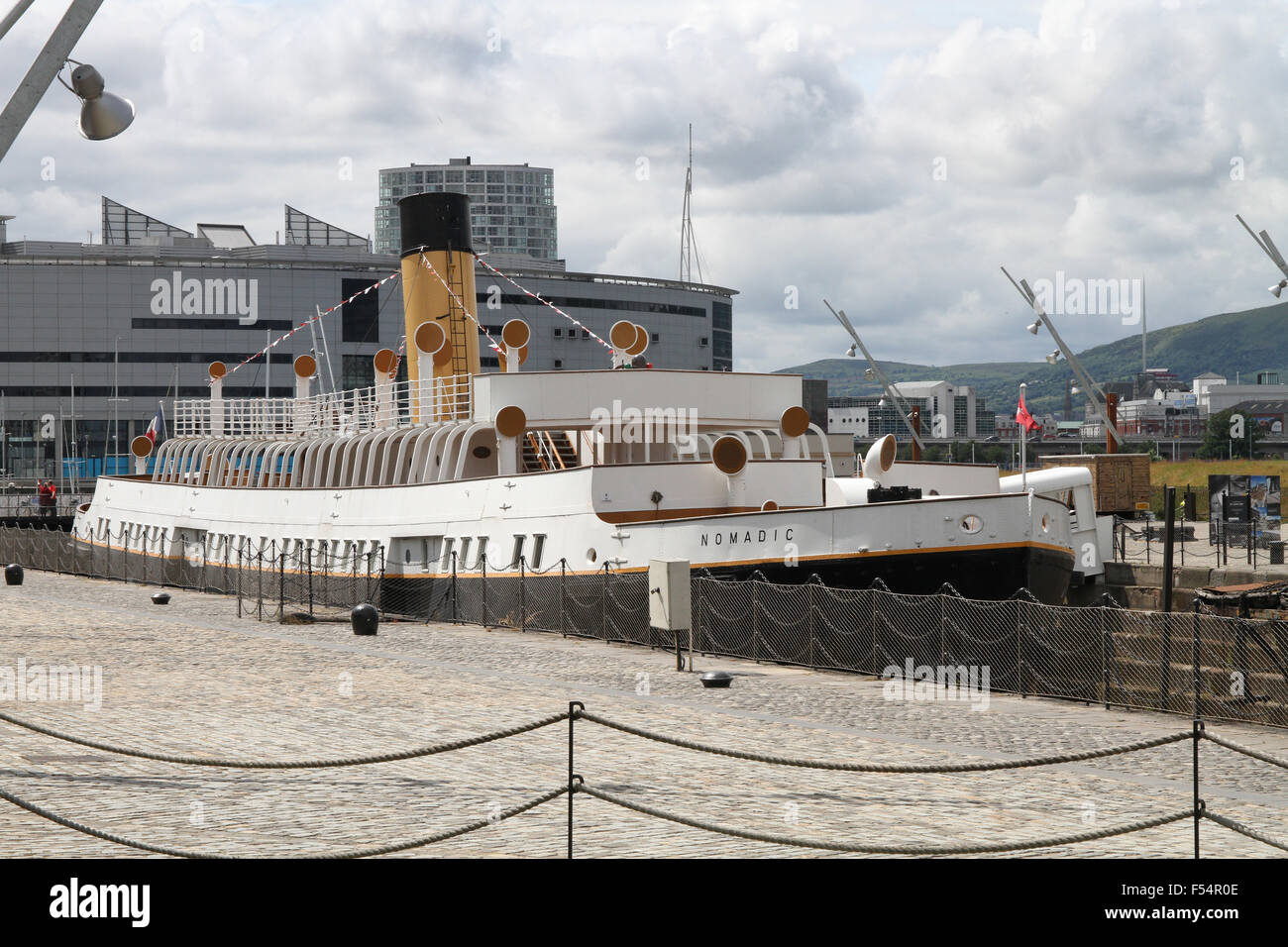 The SS Nomadic at Belfast's Titanic Quarter Stock Photo - Alamy