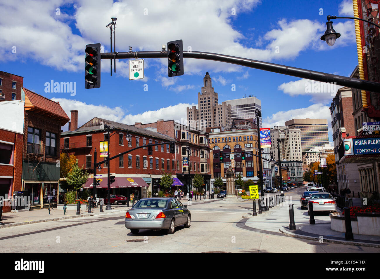 Providence downtown buildings Stock Photo - Alamy