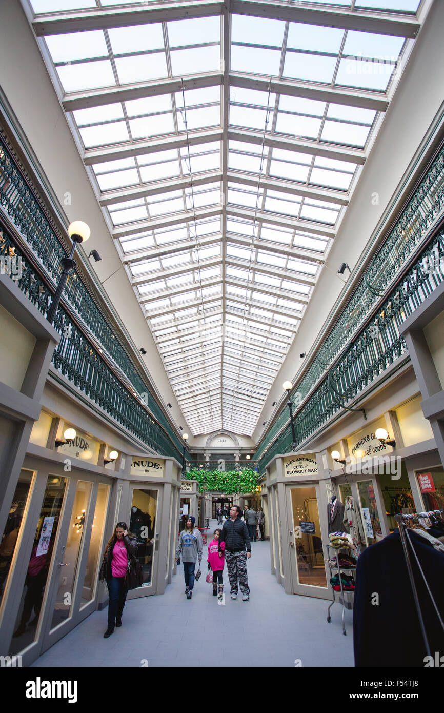 Providence Arcade shopping mall Stock Photo - Alamy
