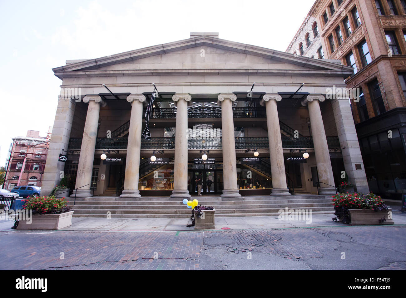 Providence Arcade exterior Stock Photo - Alamy