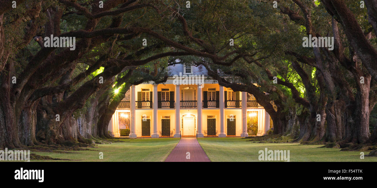Vacherie louisiana oak alley plantation High Resolution Stock ...