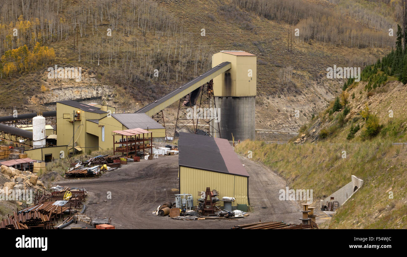 Coal Mine industrial Utah Mountains Stock Photo - Alamy