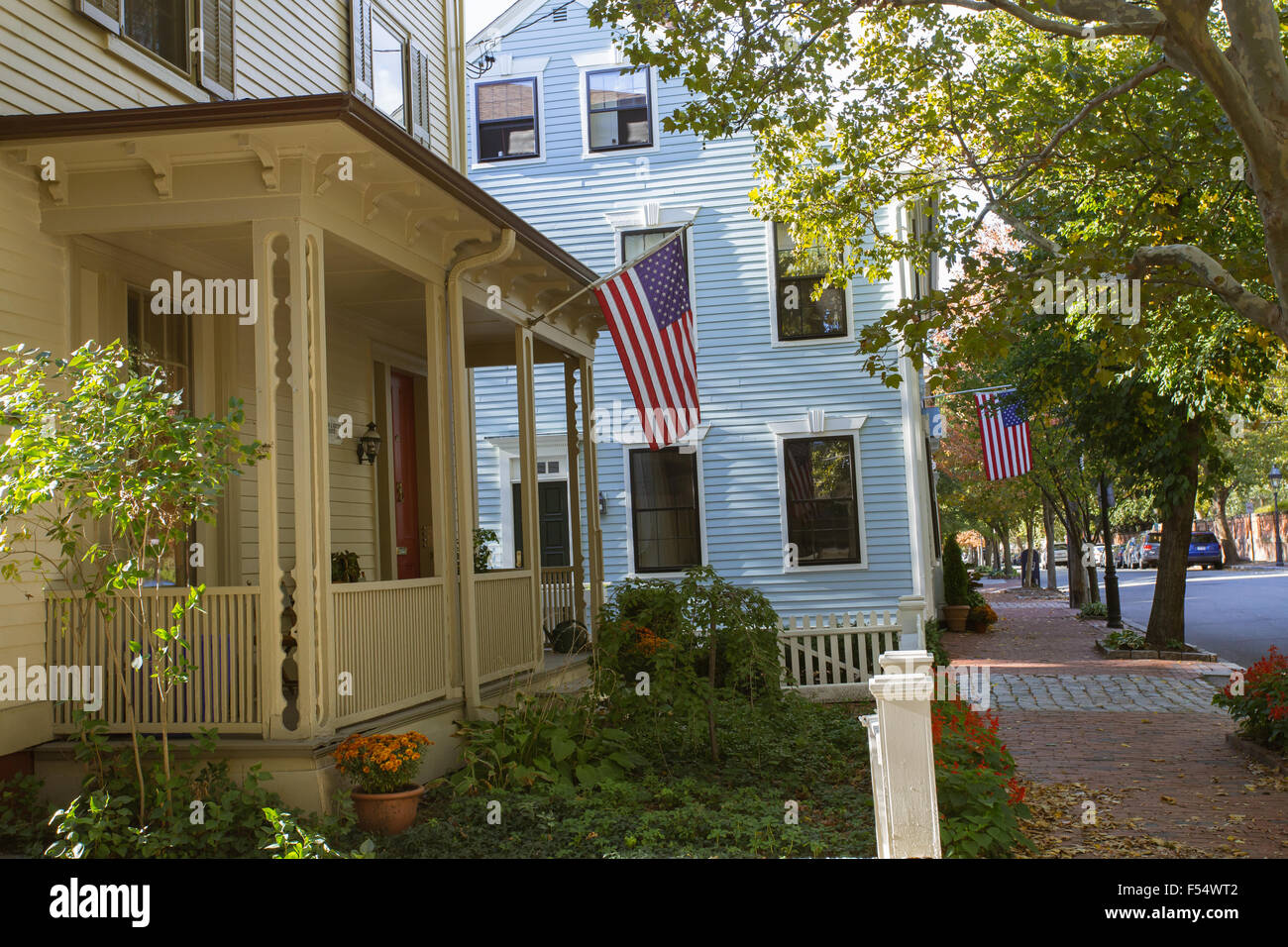 US flag house Stock Photo - Alamy