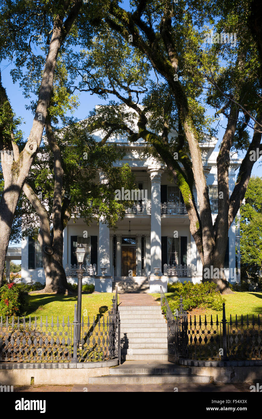 Stanton Hall, Greek Revival style 19th Century antebellum mansion house ...