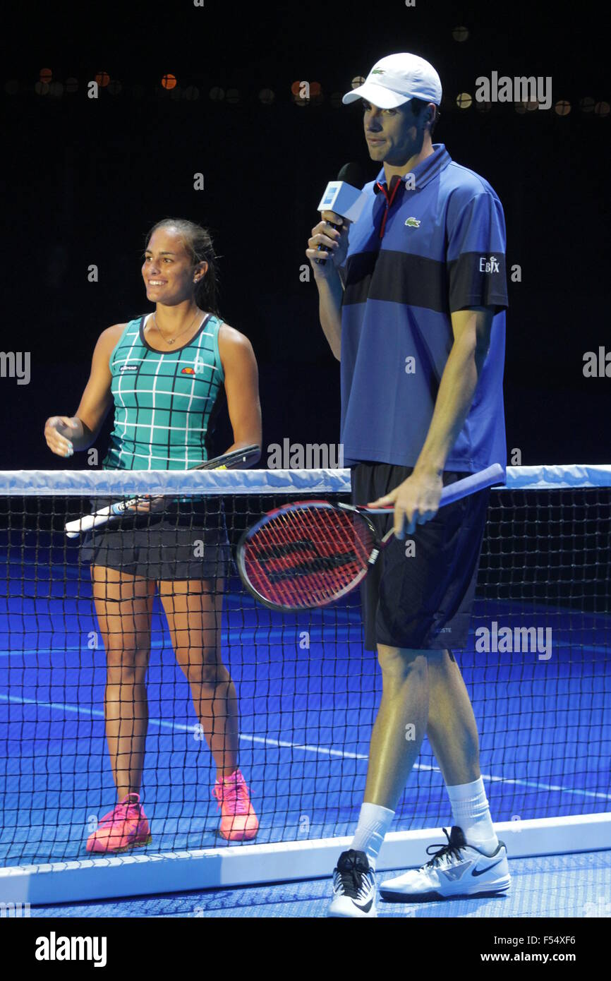 American Express 'Rally on the River' event Featuring: John Isner ...