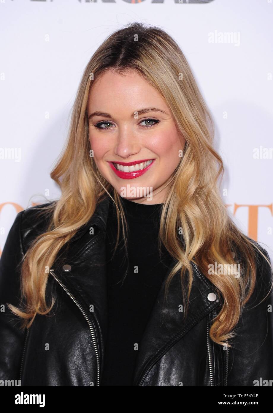 New York, NY, USA. 27th Oct, 2015. Katrina Bowden at arrivals for ...
