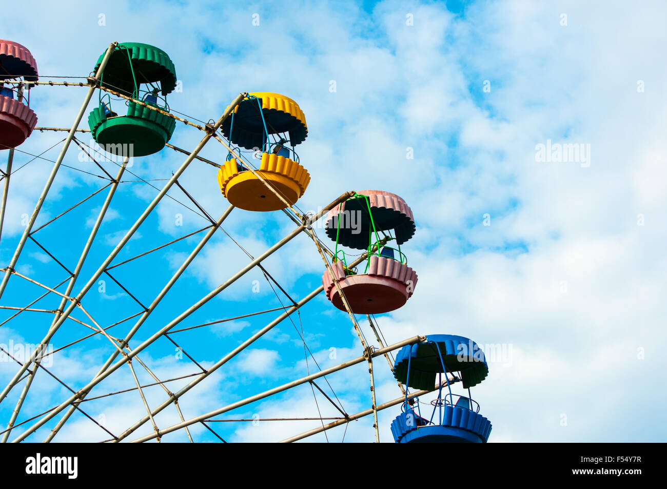 Ferris wheel fun for children and adults Stock Photo - Alamy