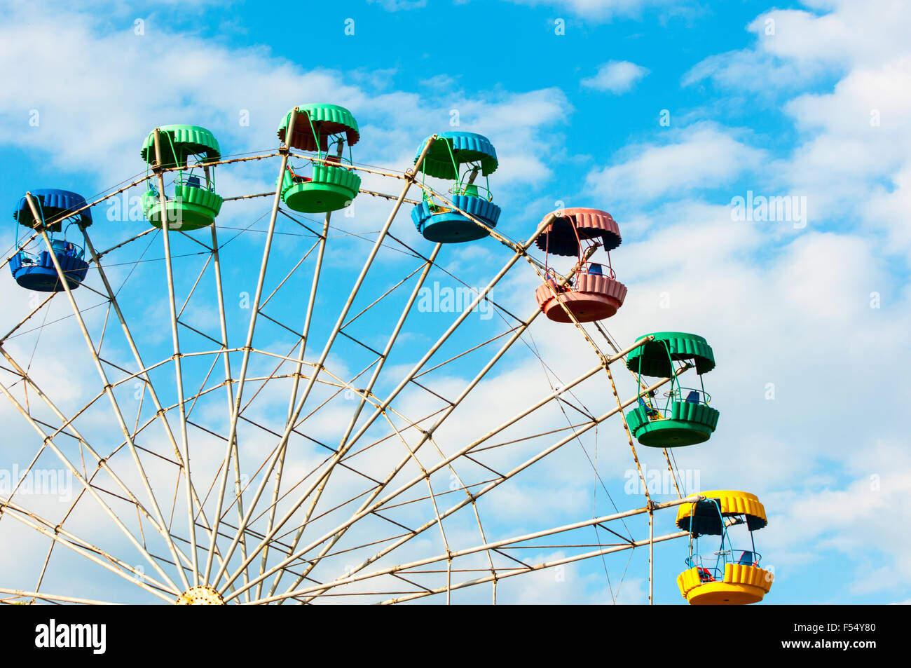 Ferris wheel fun for children and adults Stock Photo - Alamy