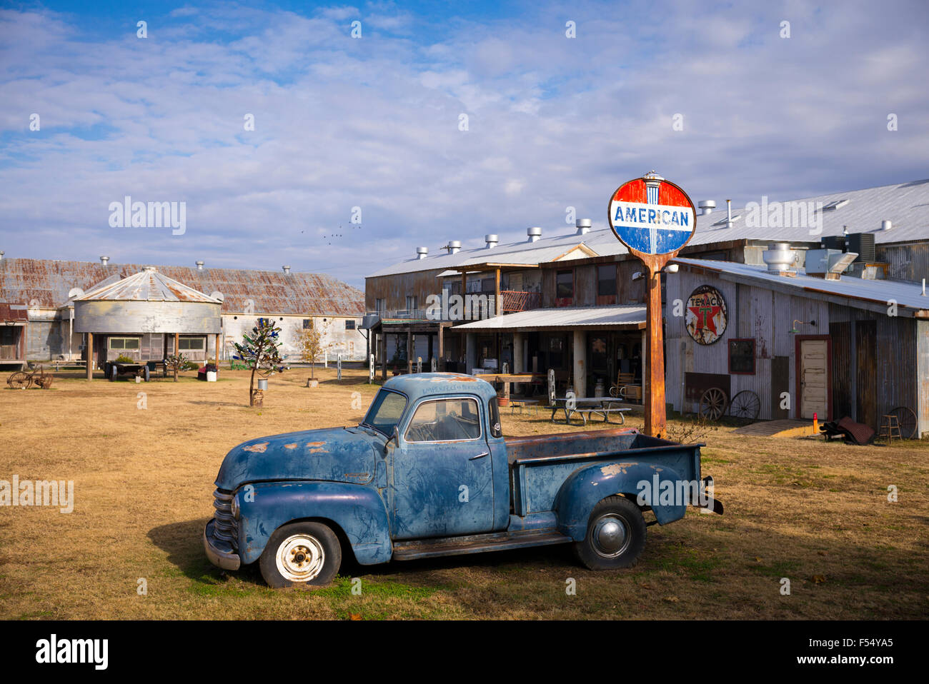 Old Chevrolet 3100 pickup truck by cotton gin at The Shack Up Inn ...