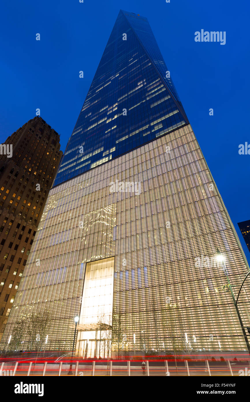 One World Observatory at One World Trade Center creating triangular ...