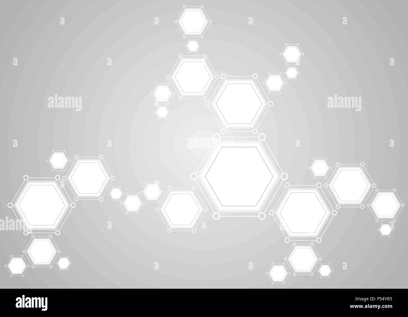 Molecular Structure Abstract Tech Light Background Vector Medical