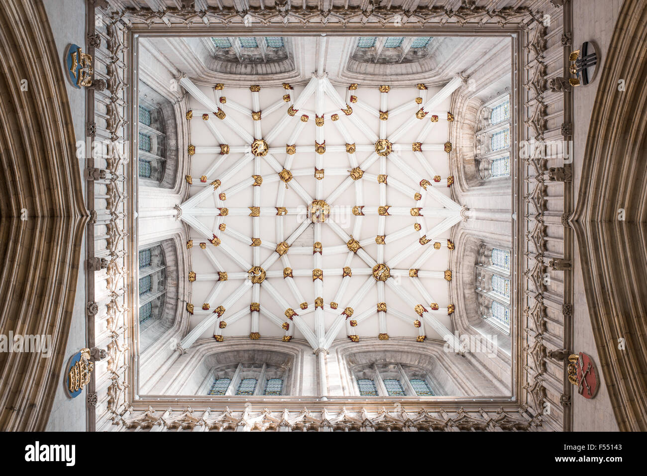 Boss ornate york minster ceiling hi-res stock photography and images ...
