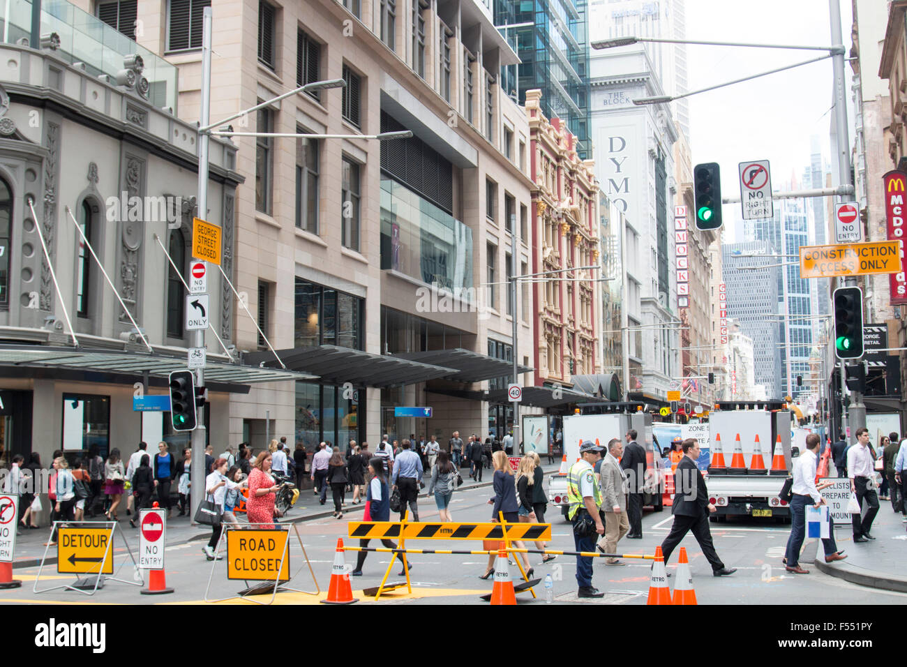 Road Closures Australia High Resolution Stock Photography and Images ...
