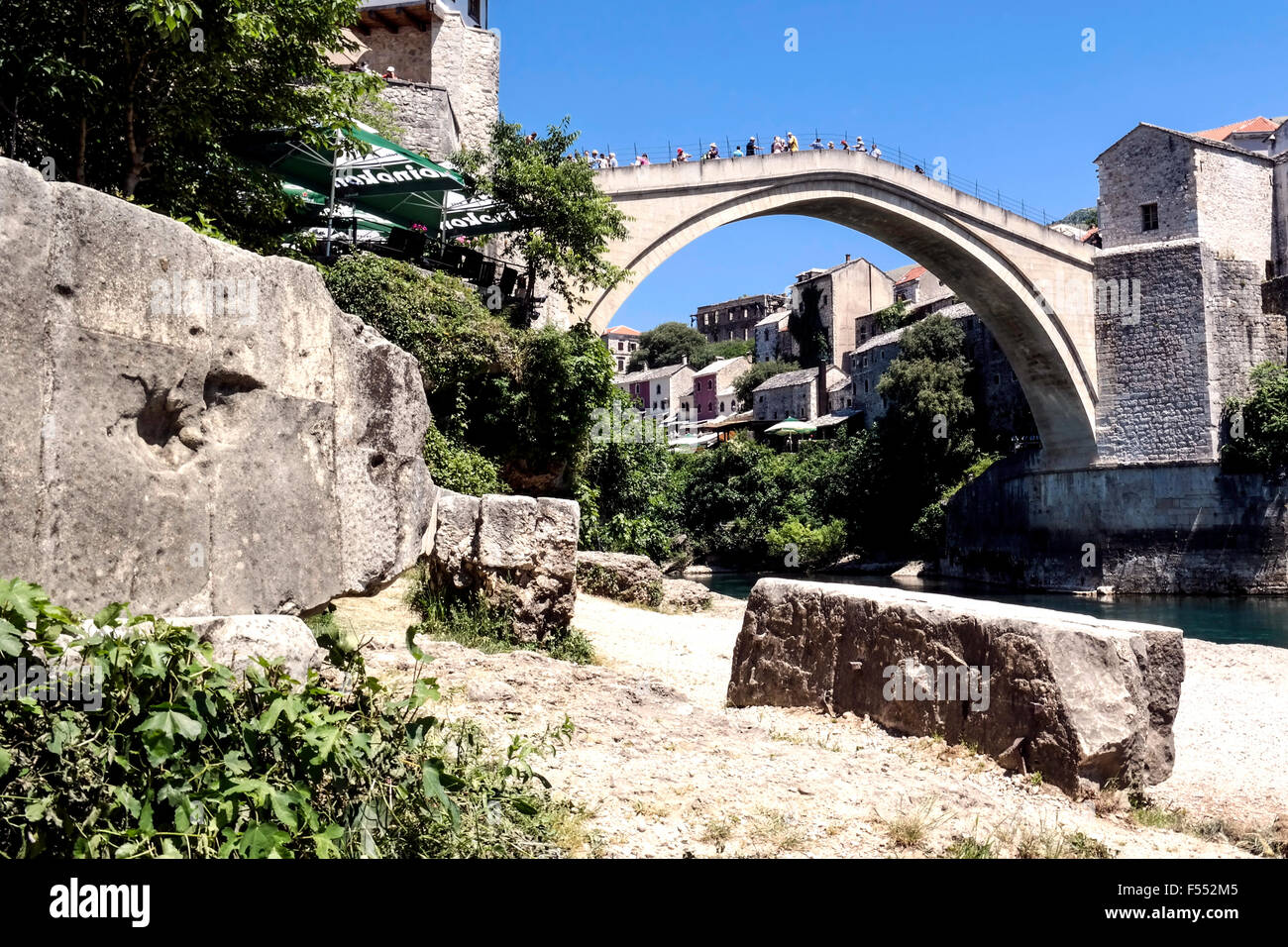 Mostar bridge destroyed hi-res stock photography and images - Alamy