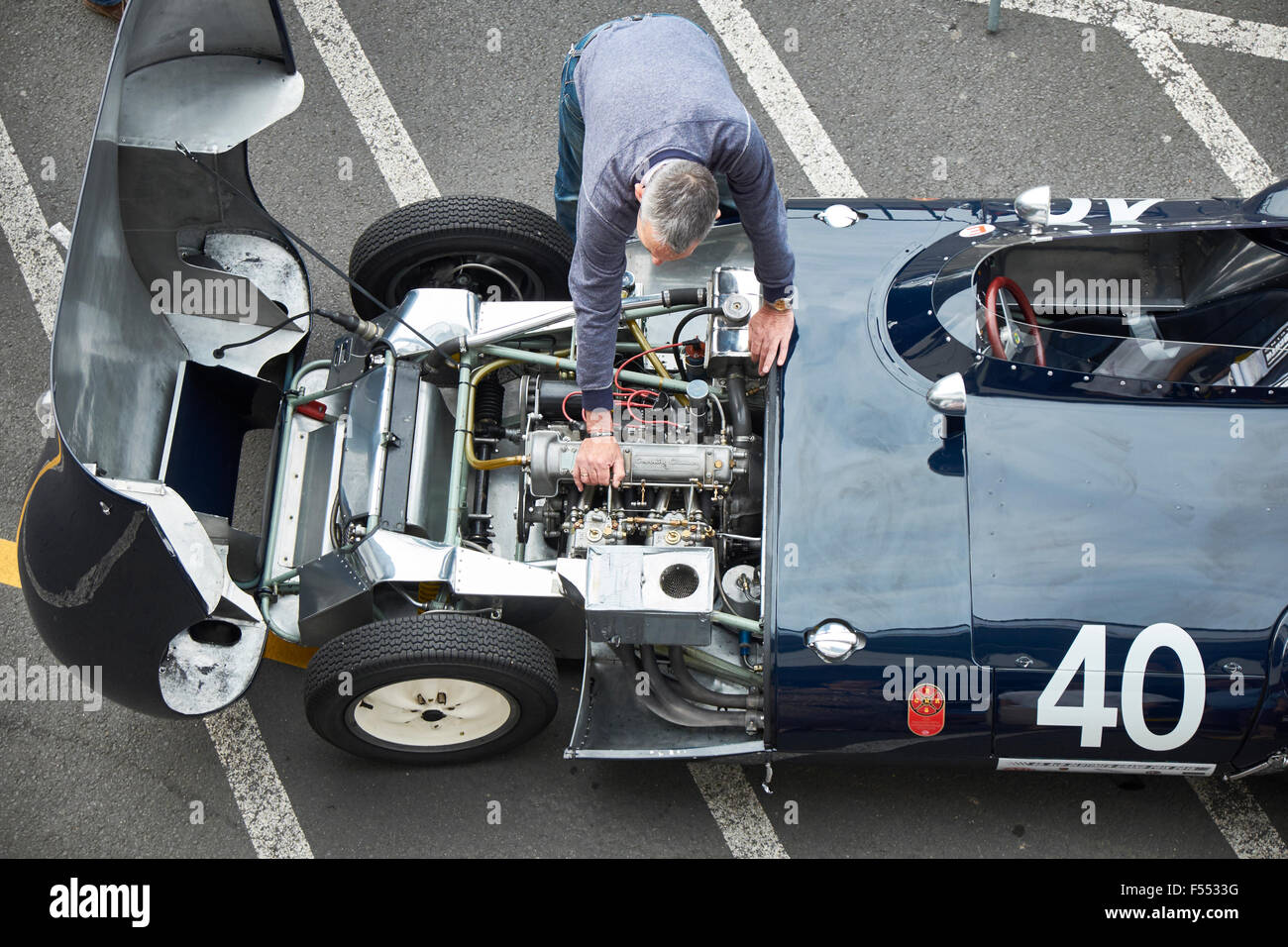 engine inspection,Lotus Eleven Le Mans S2 ,1958, 43.AvD Oldtimer-Grand ...