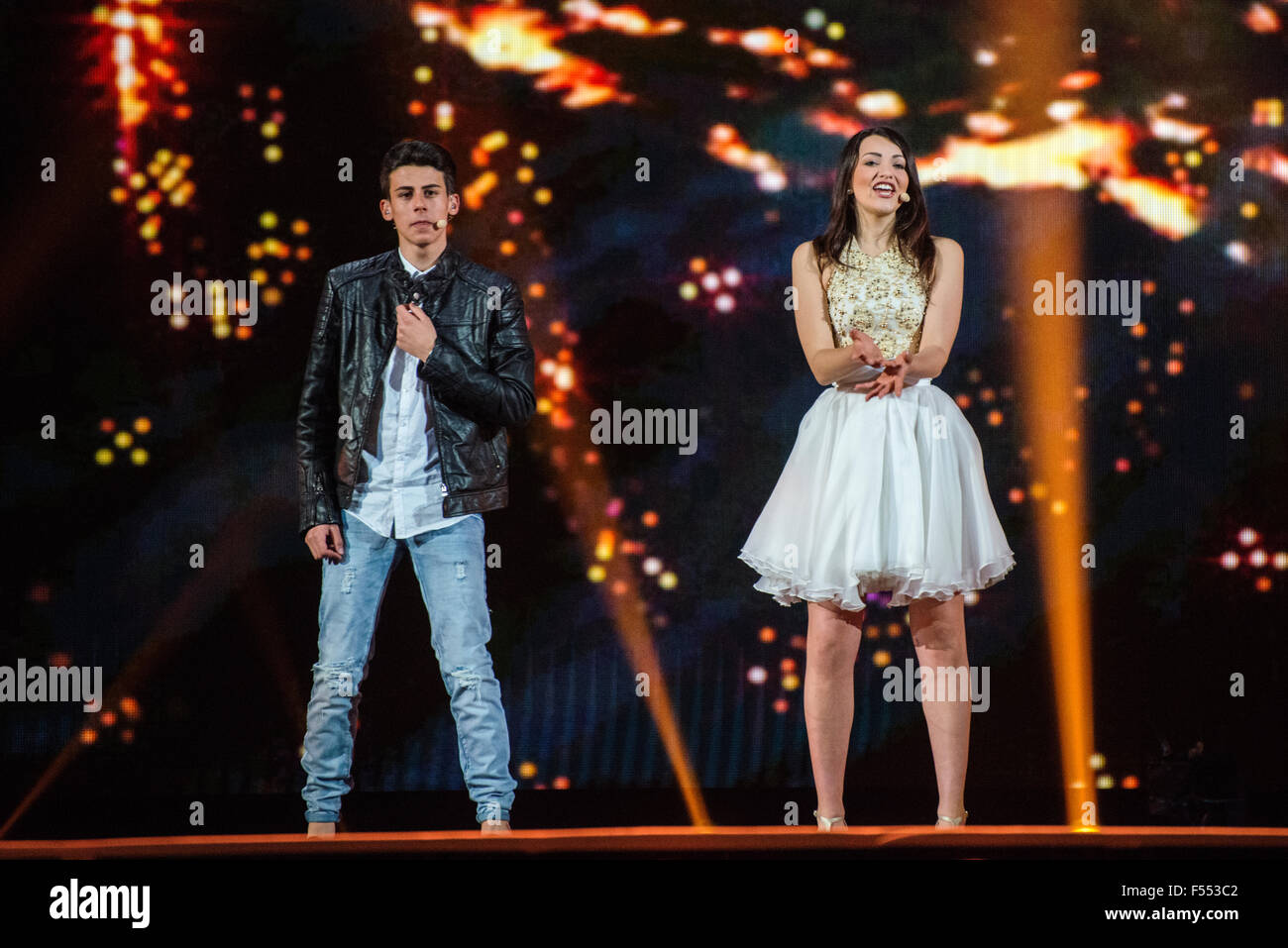 Vienna, Austria. Saturday, 16th May 2015. Anita Simoncini & Michele ...